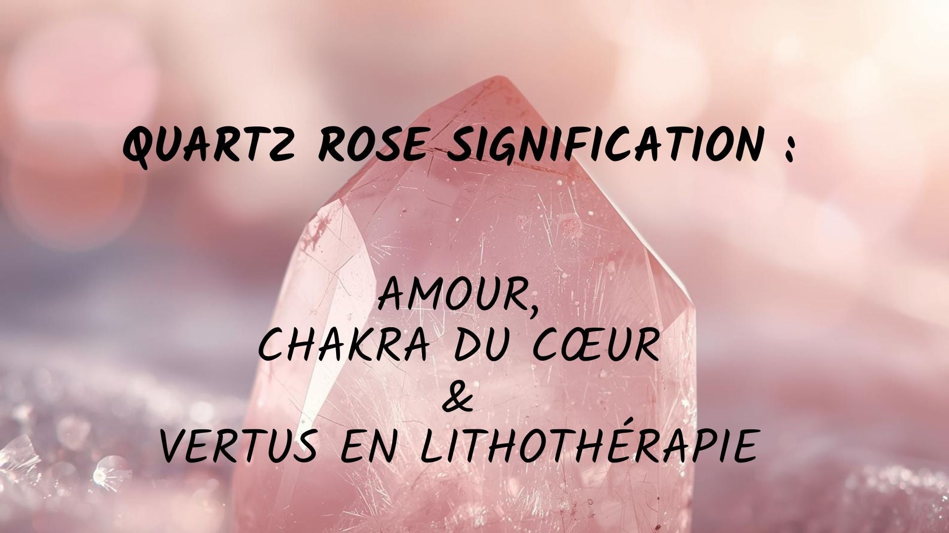 Quartz Rose : Signification, Amour, Chakra du Cœur & Vertus – Les ...